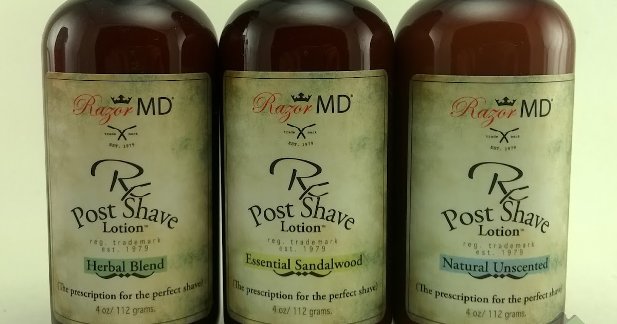 Razor MD Post Shave Lotions - TheShavingEdge.com