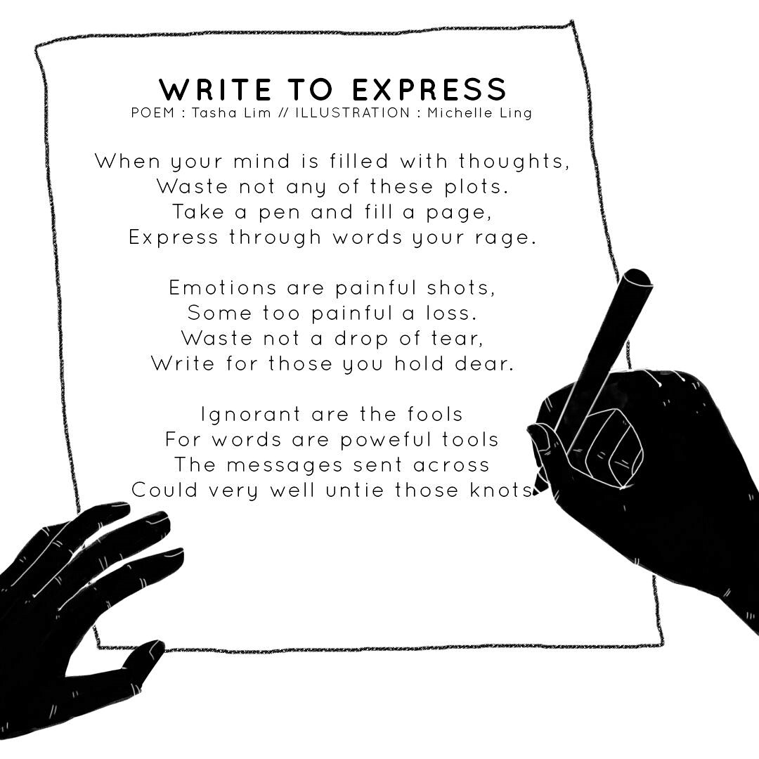 Poem #54: Write To Express