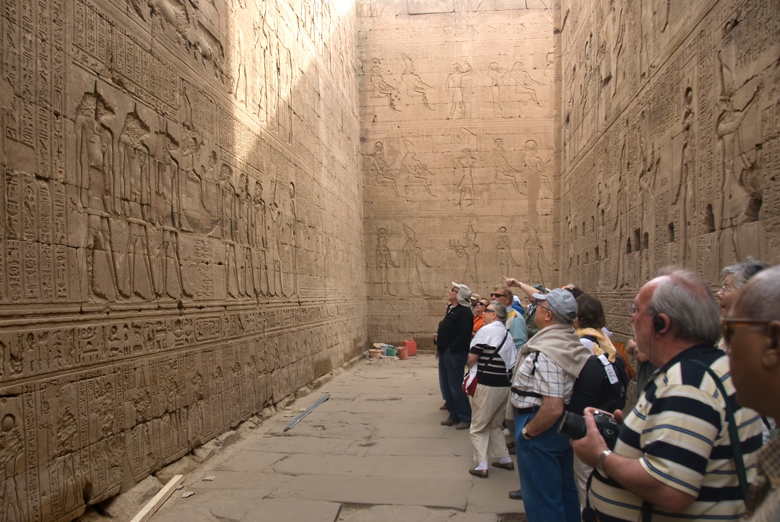 Egyptian Civilization @ Night: Tourists at Edfu