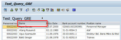 Never Stop Learning: Changing Column Title in SAP Query