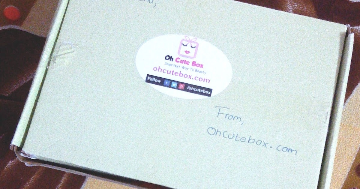 Oh Cute Box for July 2016 - Unboxing & my thoughts!