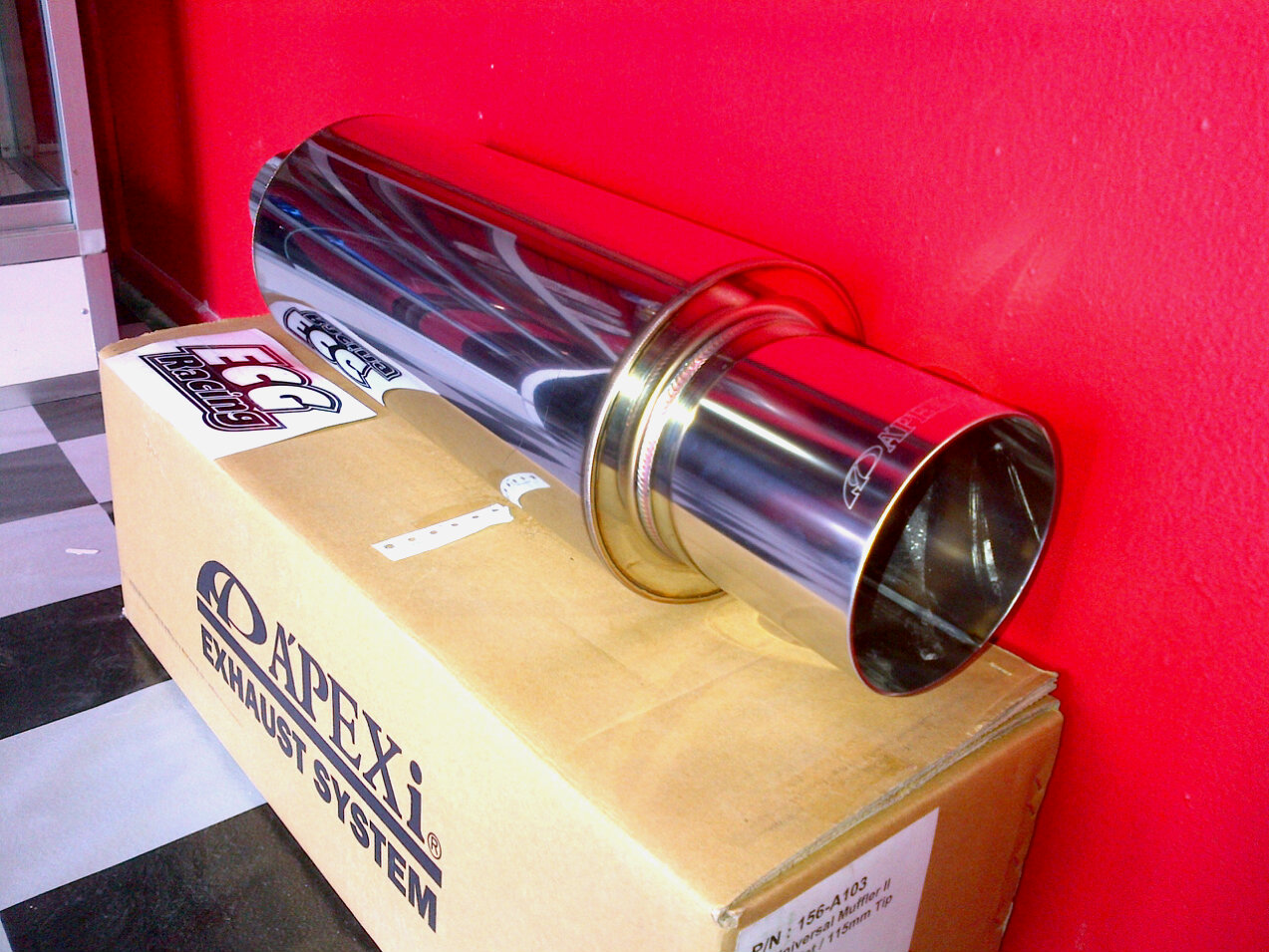 ECG Racing: Apexi N1 Universal Muffler 3inch for Turbo Cars