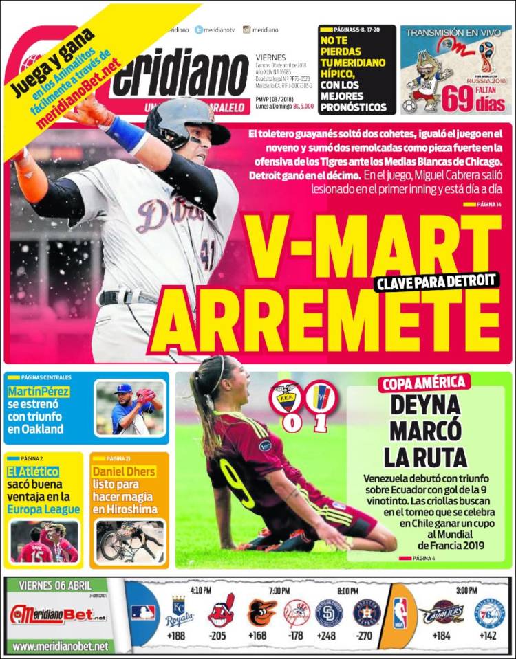 NEWSPAPERS: LATIN AMERICA (6TH APRIL 2018) | ONLY FOR ONLINE MEMBERS ...