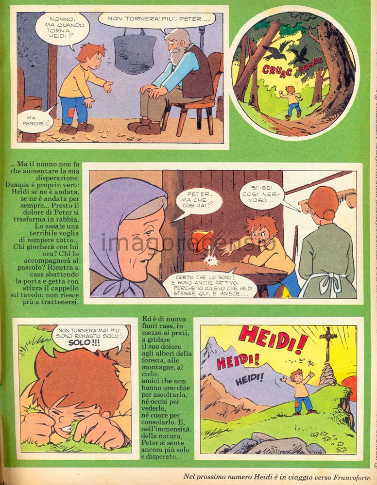 Imago Recensio: Heidi nel "Corriere dei Piccoli" - Primi 6 numeri (dal ...