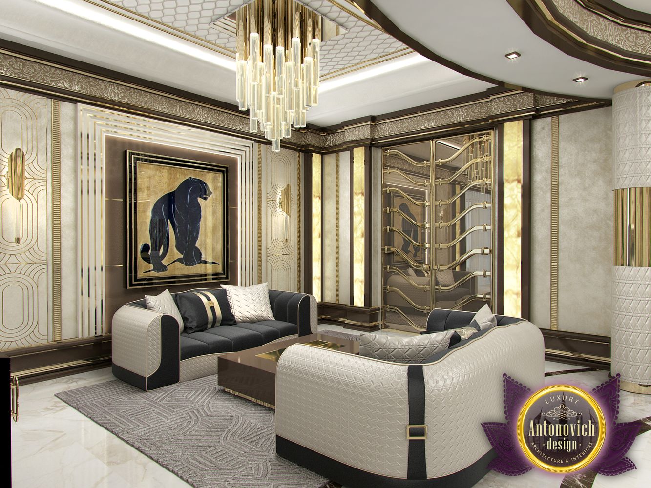 LUXURY ANTONOVICH DESIGN UAE: Master Bedroom in Modern Style Luxury ...