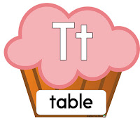 Teacher Fun Files: Alphabets A to Z - ABC Letter Cupcake Flashcards