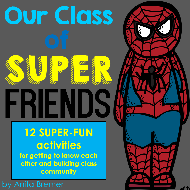 Superhero Themed Freebie for Back to School | Mrs. Bremer's Class
