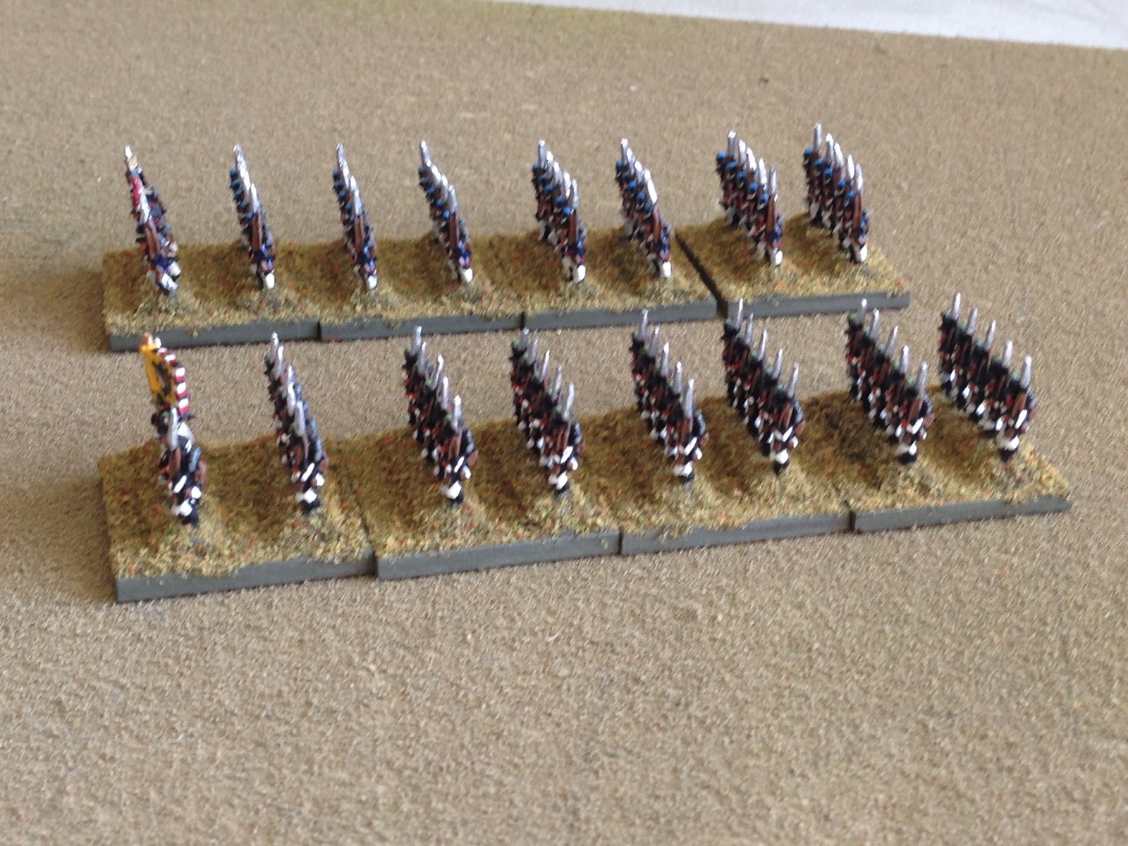 BlackHawkHet: First Two Old Glory 10mm Napoleonic Battalions