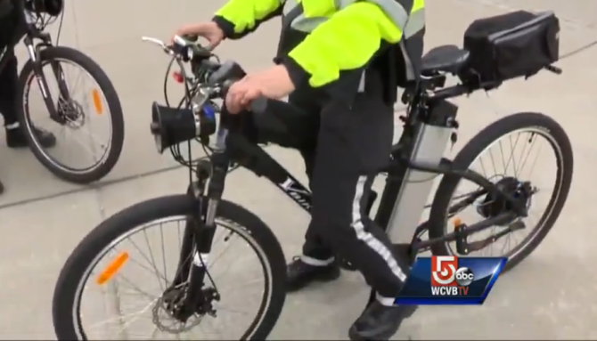 Gebattery: Boston Police using electric bikes for the marathon