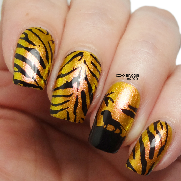 Tigger Nail Art
