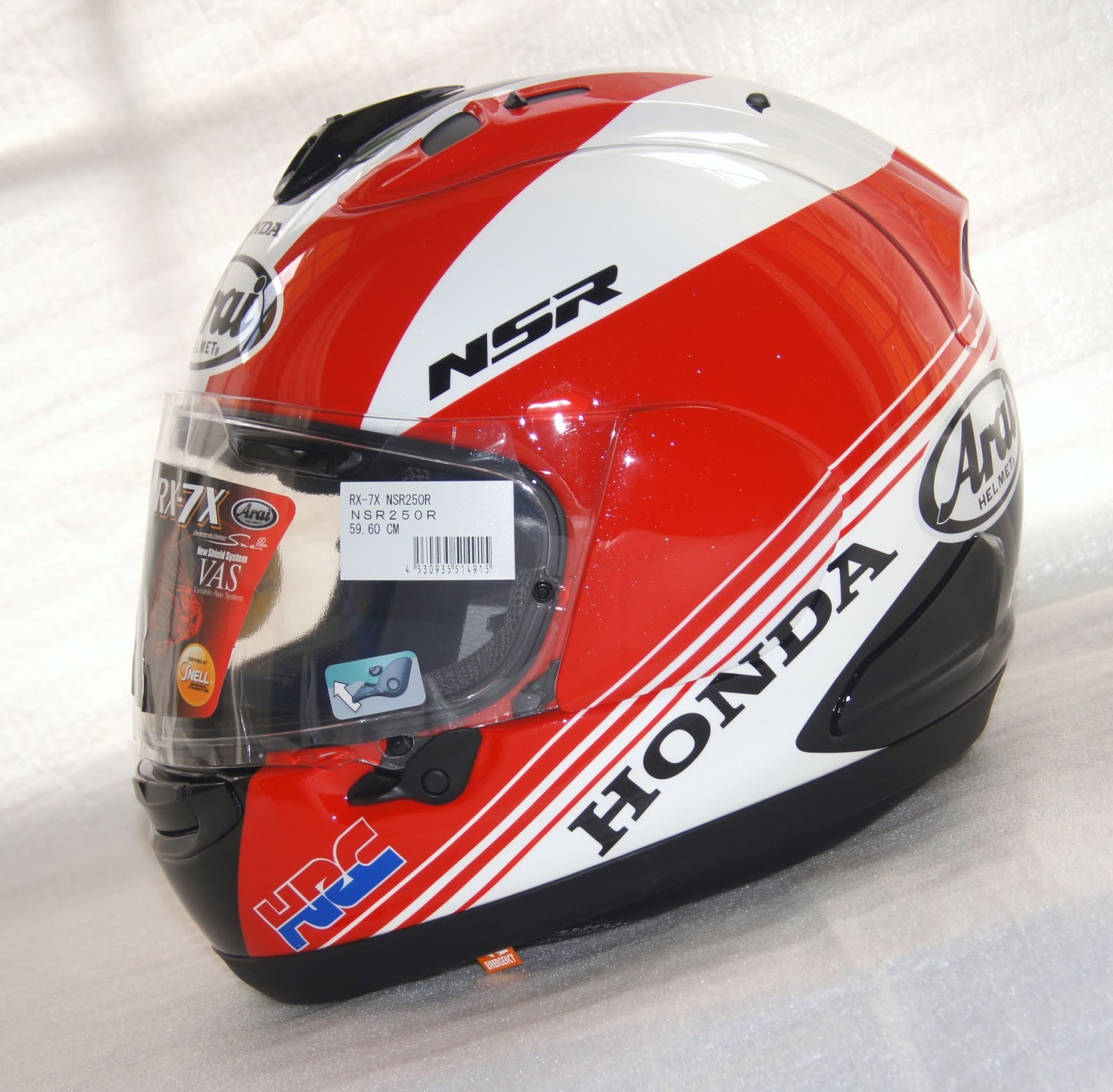 samurai‐bikers: Arai full face helmet RX-7X Corsair-X RX-7V Honda ...