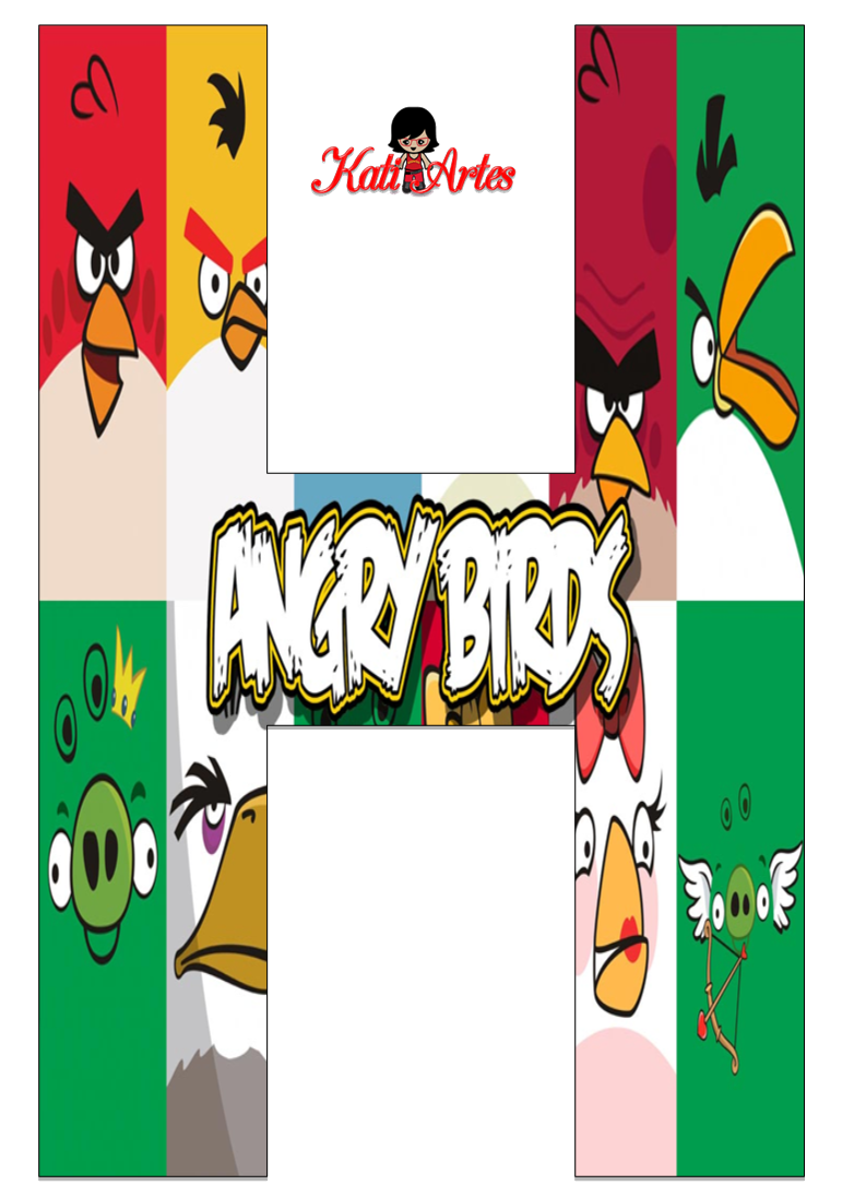 Lindo Alfabeto de Angry Birds. - Oh my Alfabetos!