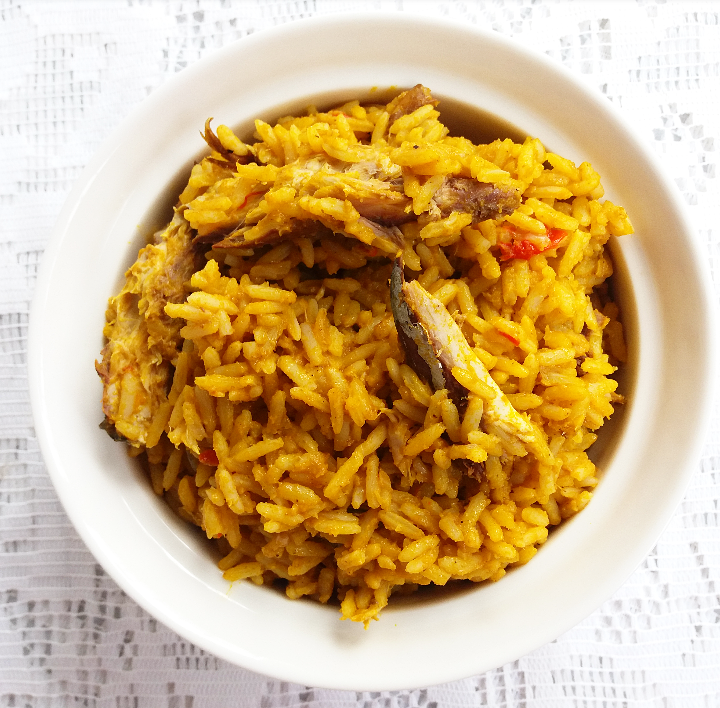 Woma's menu : BANGA(PALM FRUIT)RICE