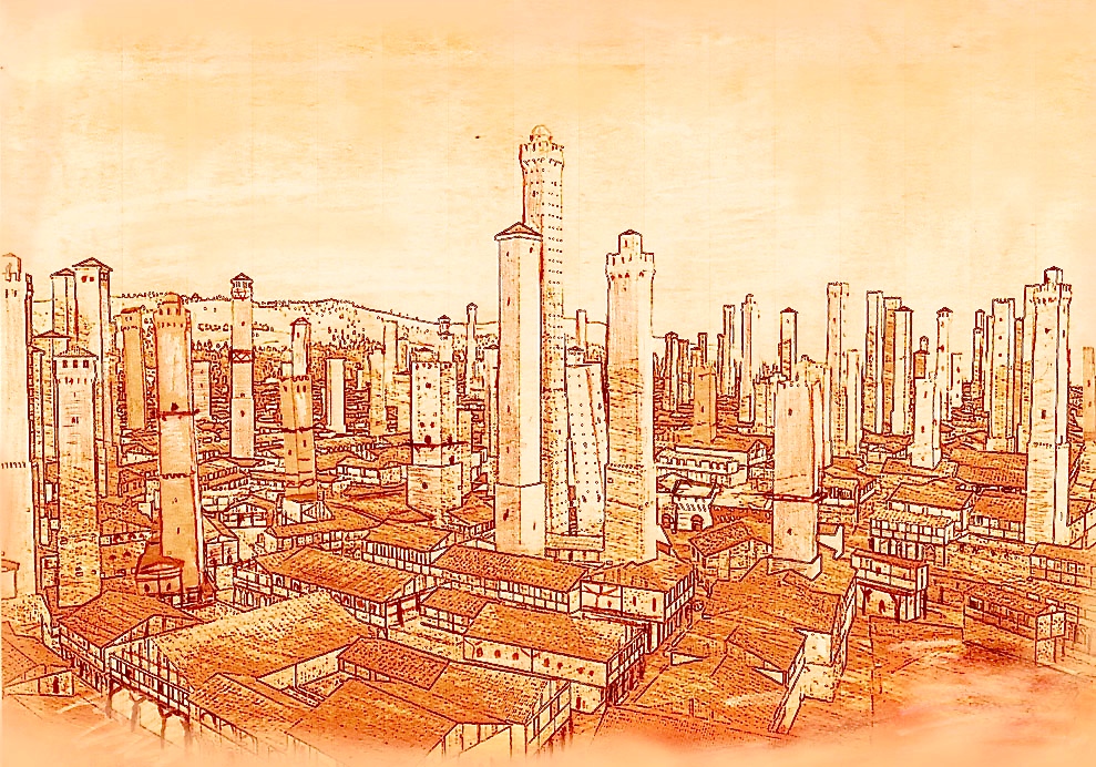 Facciamo un giro in centro?: LE TORRI DI BOLOGNA - prima parte