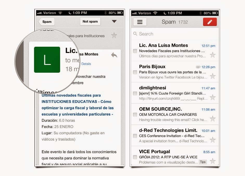 Touch On Gmail Avatars Now It Shows Your Gmail Contacts,Details ...