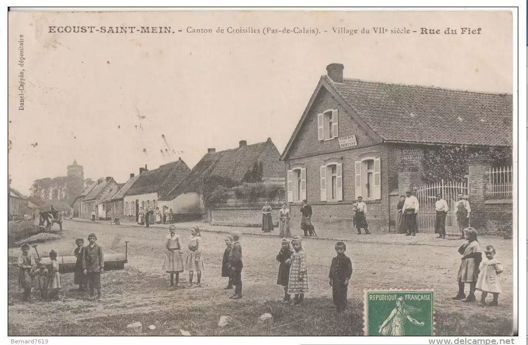 L'Echo d'Ecoust: Avant / Après: La rue du Fief