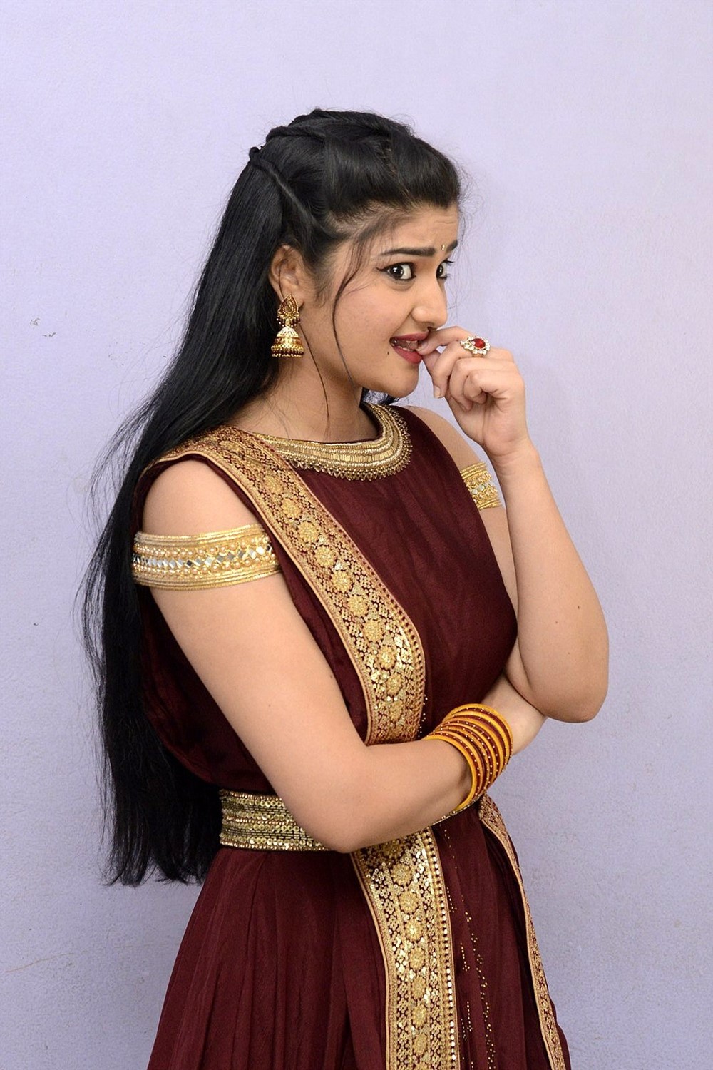 Akshitha at Prementha Panichese Narayana Movie Pre Release Event ...