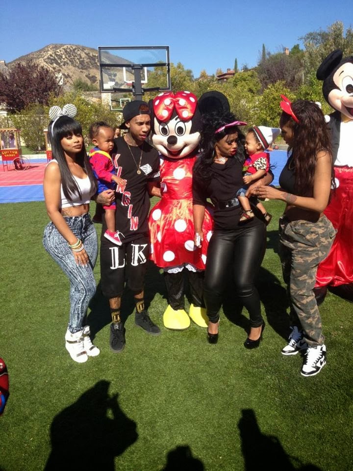 Mááry: [Fotos]Pré-Festa do King Cairo filho do Rapper Tyga com a Blac Chyna