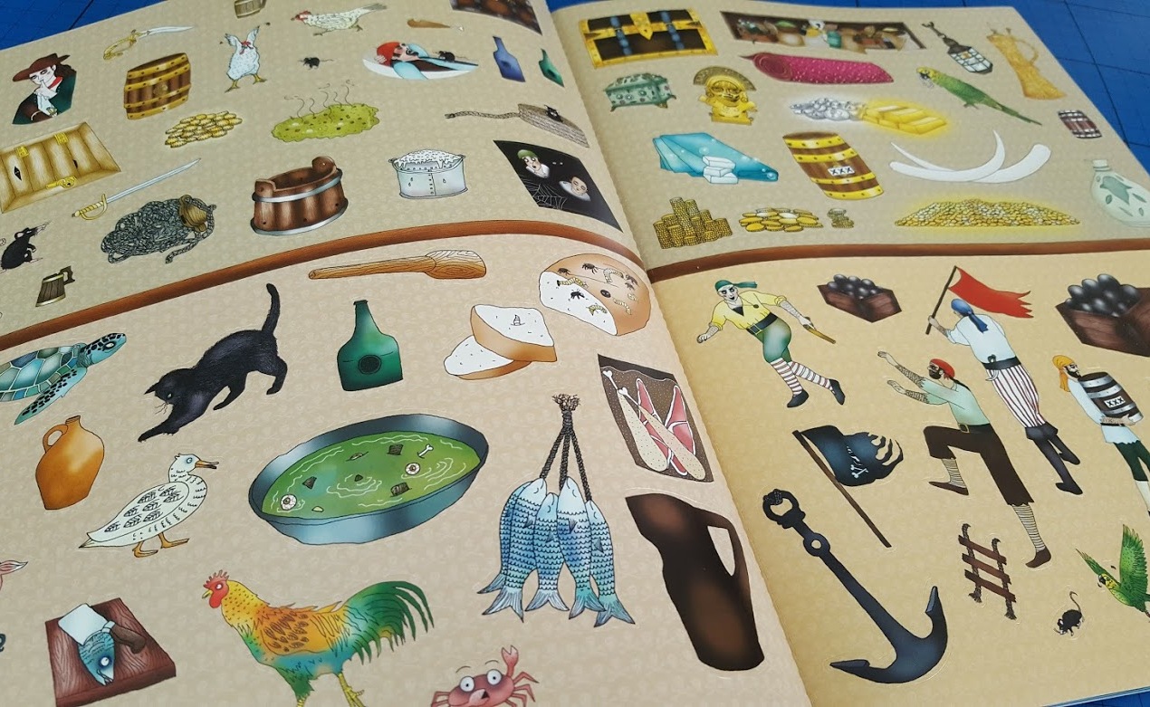 The Brick Castle: Pirate Ship Sticker Book Review from Carlton Kids