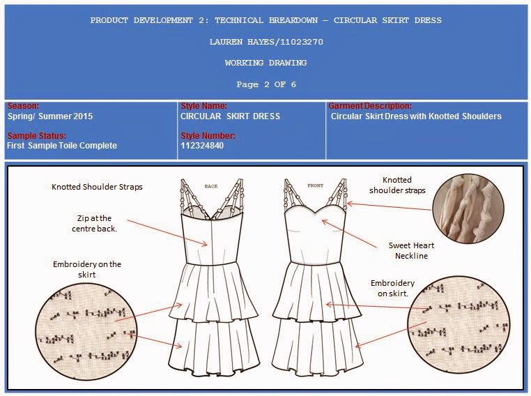 Fashion Product Development: Exploring Innovation: Garment Breakdown: Dress