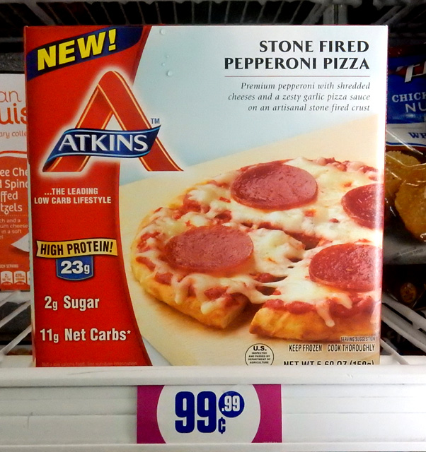 The 99 Cent Chef: Atkins Fozen Pizzas - Deal of the Day Reviews