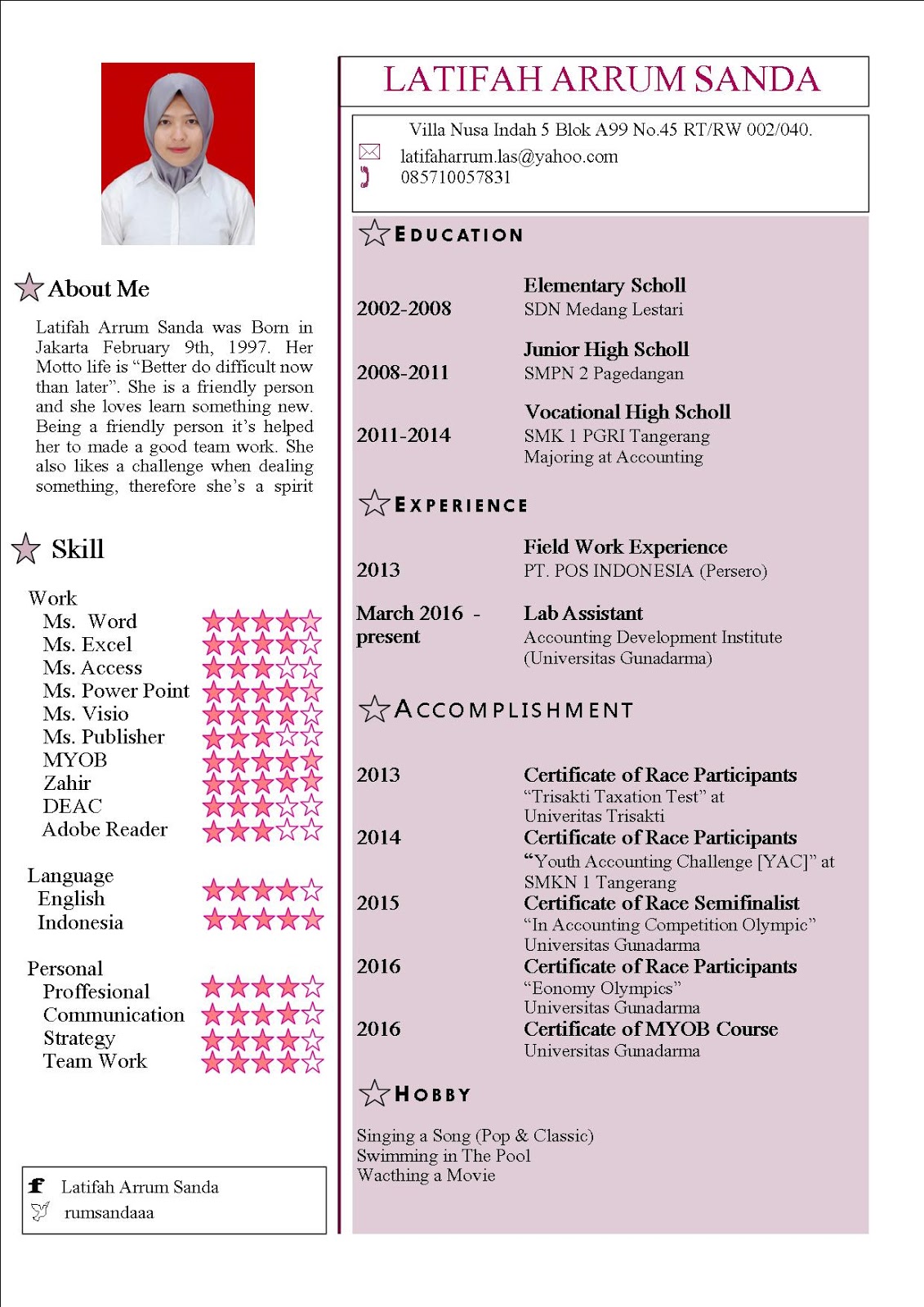 Introduction, CV and Cover Letter.
