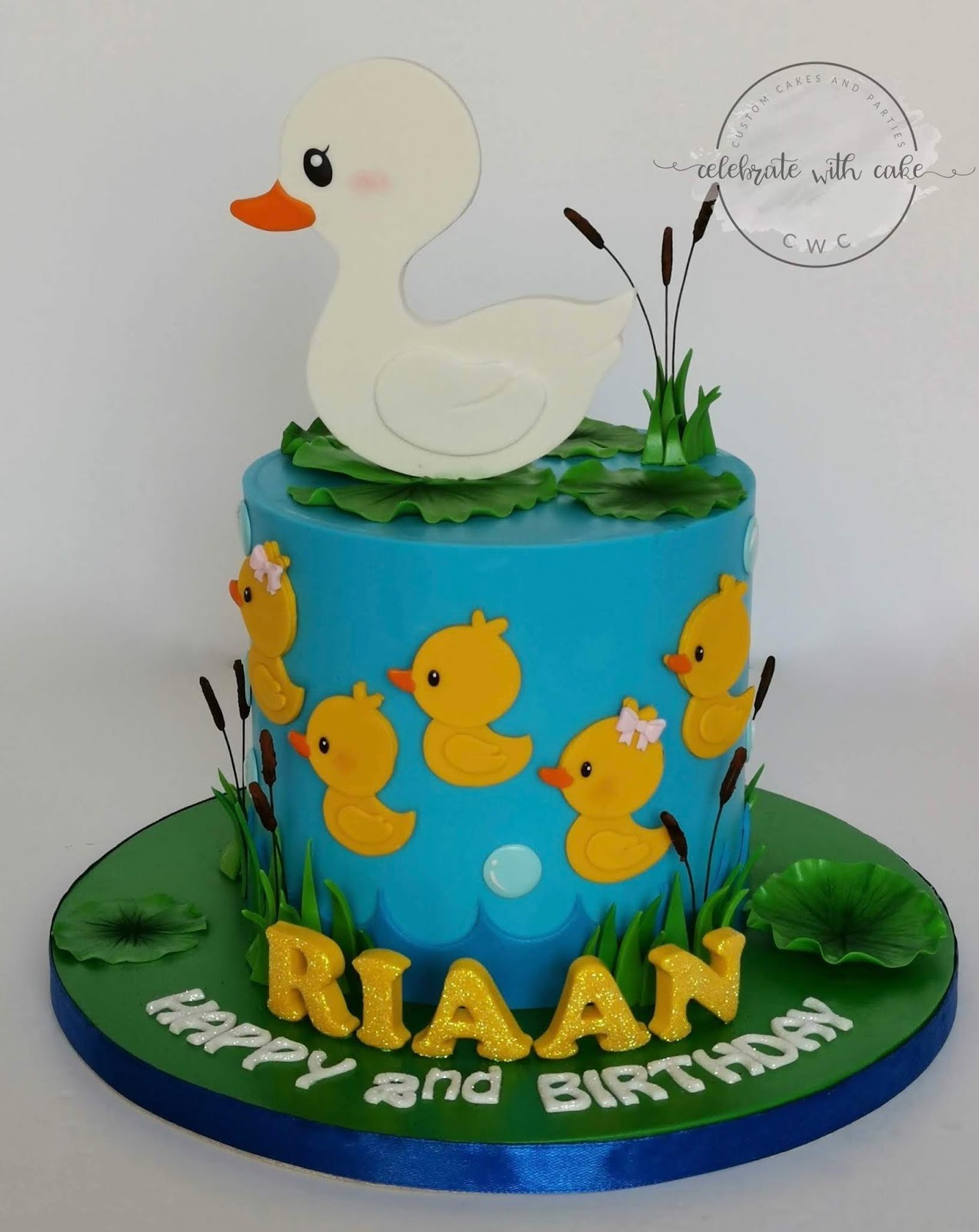 Celebrate with Cake!: 5 Little Ducks single tier Cake