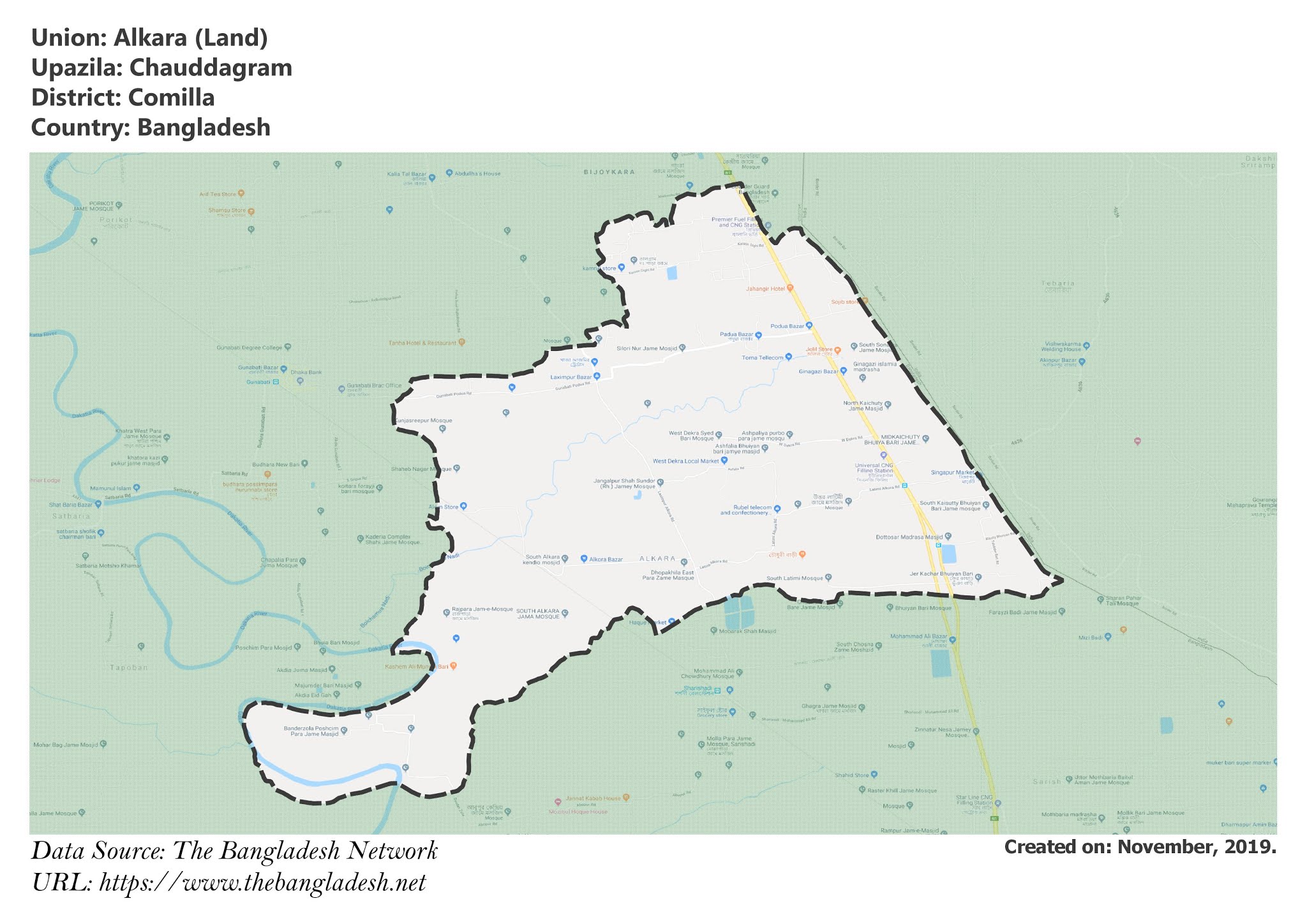 Alkara Union, Comilla