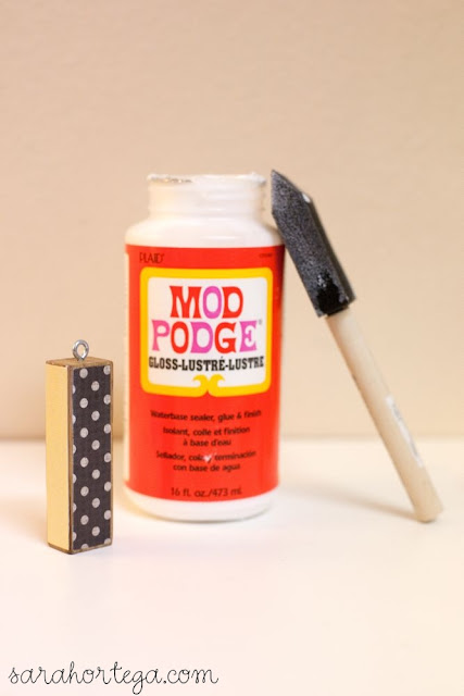 diy {jenga keychain}