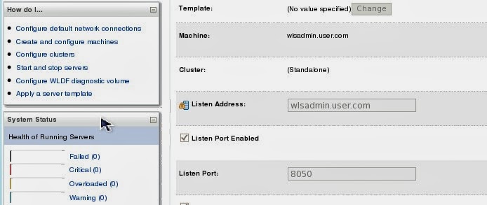 AbdulWasiq: How to change weblogic admin console port number in 12c?