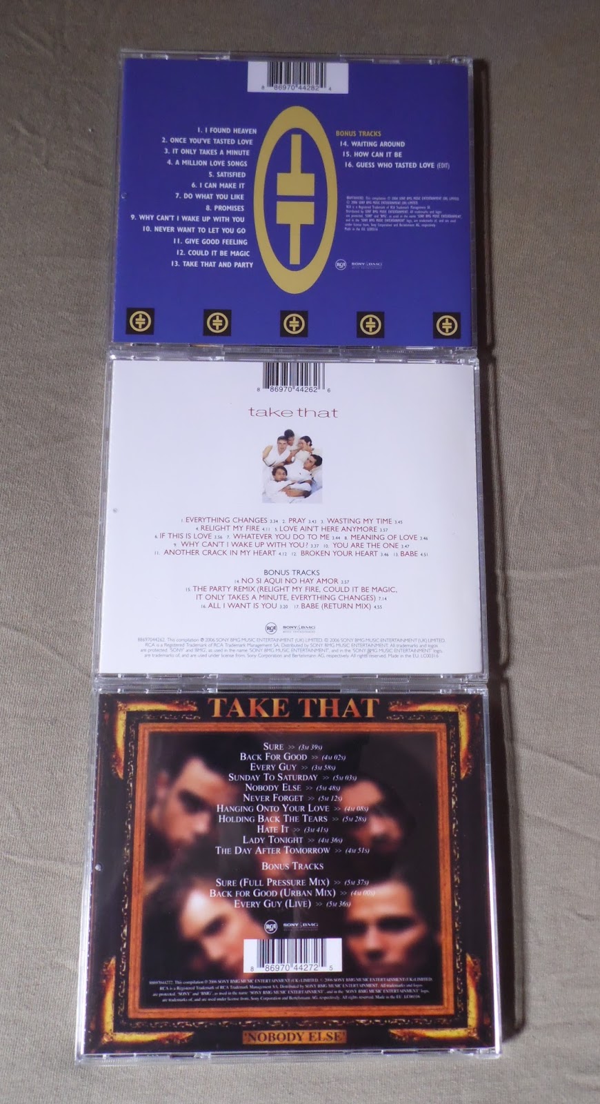 Box: Take That - The Platinum Collection ("Take That & Party ...