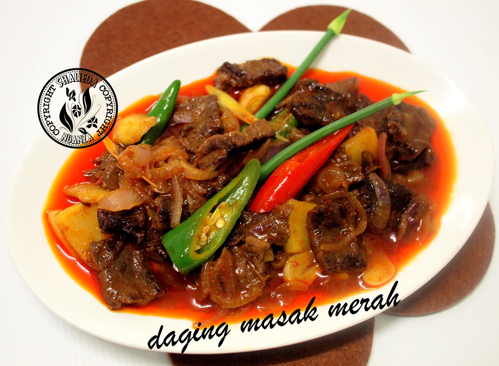 Pesona Cinta Cida de'Nuanza: daging masak merah
