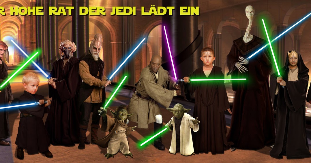 kl.brüllen: Der hohe Rat der Jedi gibt sich die Ehre