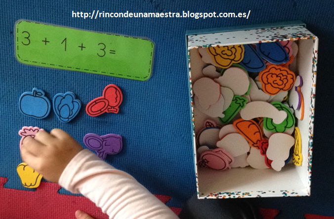 Rincón de una maestra: Tarjetas de sumas