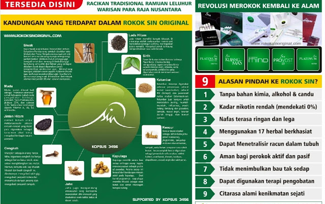 ROKO HERBAL: ROKOK SIN TARUMAJAYA