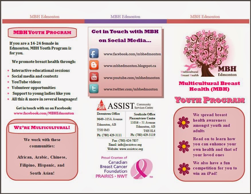 Multicultural Breast Health (MBH) Edmonton: Main MBH Brochures in One Post!