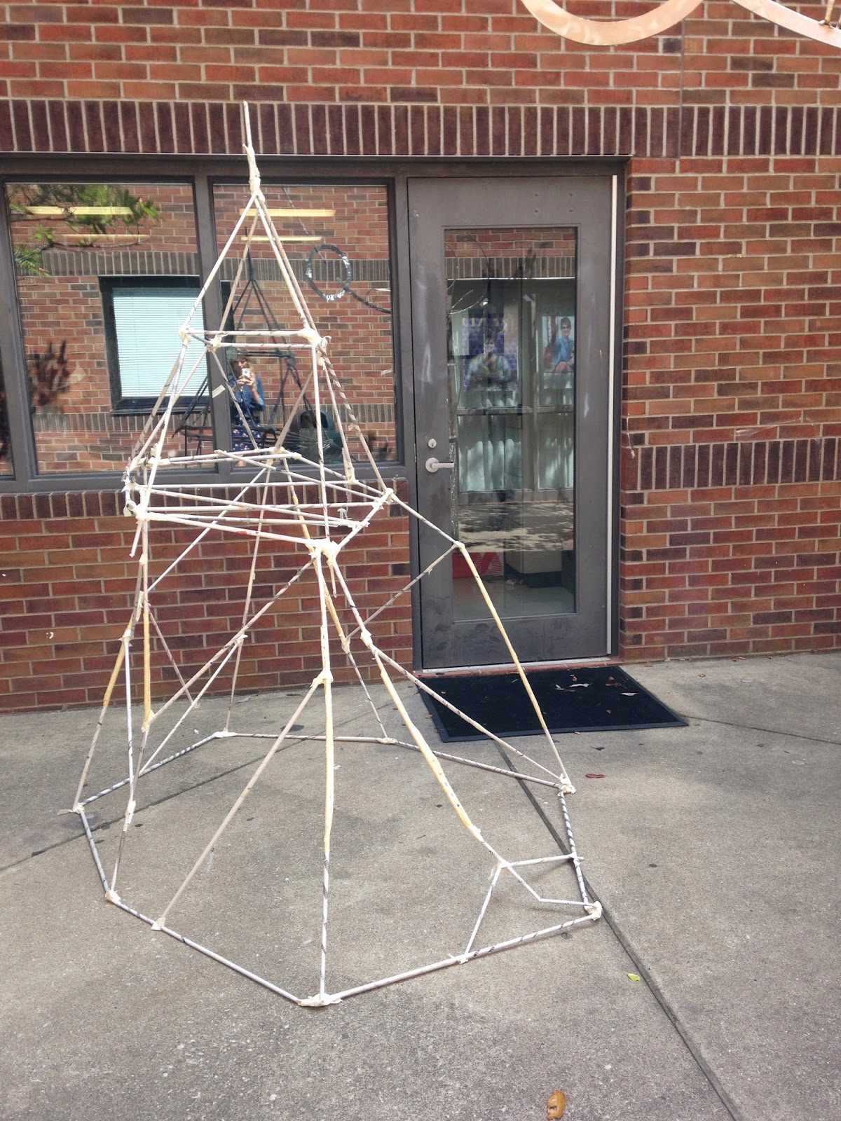 Adventures of Creativity.: Student Work: Newspaper Structures + Toothpicks