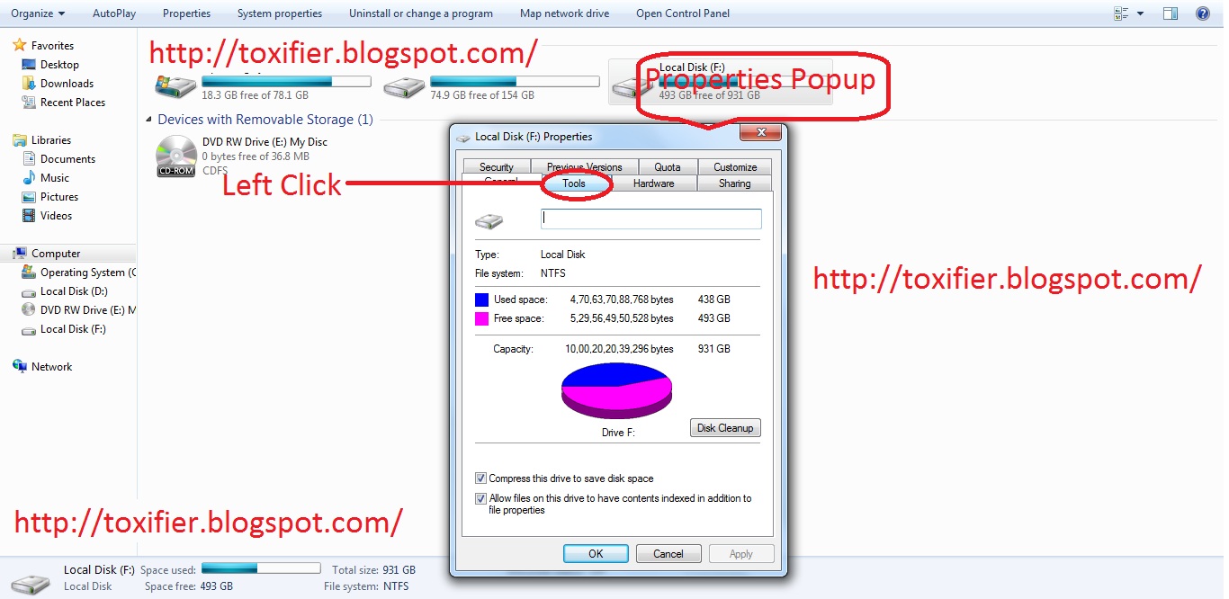 Blog de Toxifier: Disk Defragment in Windows 7 - Tech Tuesday