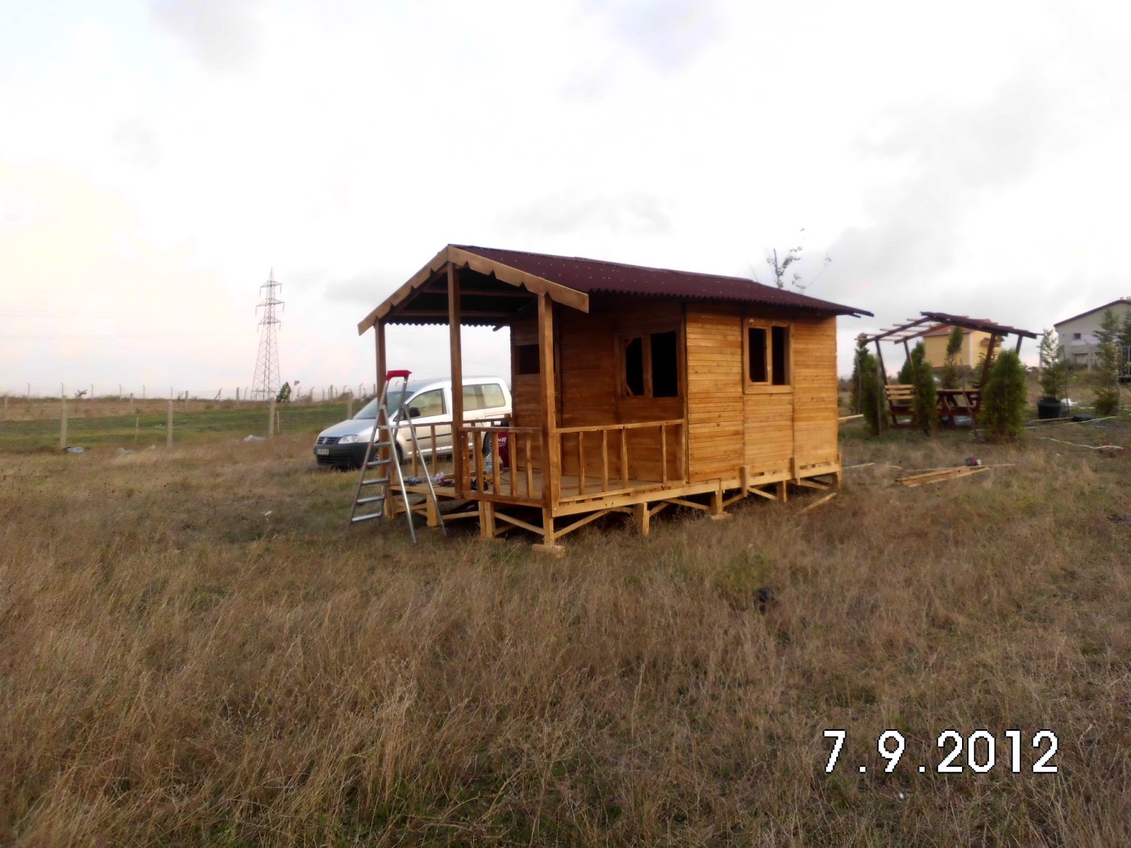 Ahşap ev: istanbul çatalcaya kurduğumuz 12 m2 ev