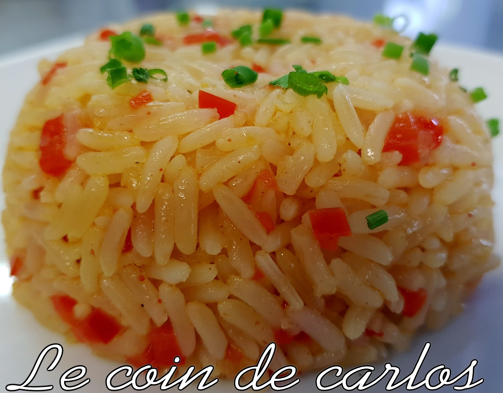Le coin de Carlos: Riz pilaf aux poivrons rouges