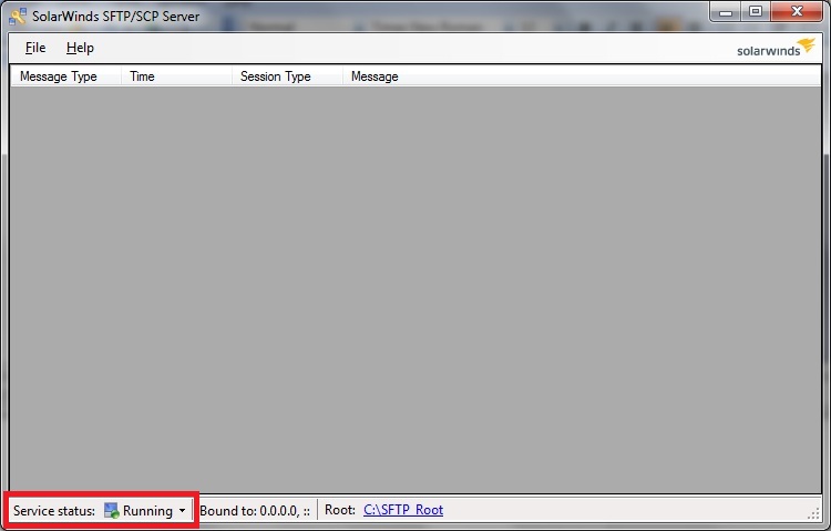 ...The Packet...: SolarWinds SFTP & SCP Server Running Problem