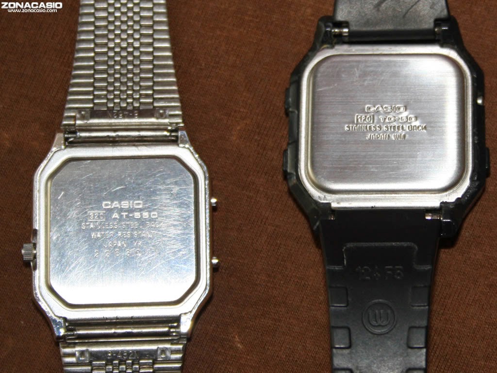 Zona Casio: Casio AT-550: el reloj táctil y ana-digi, cuando los ...