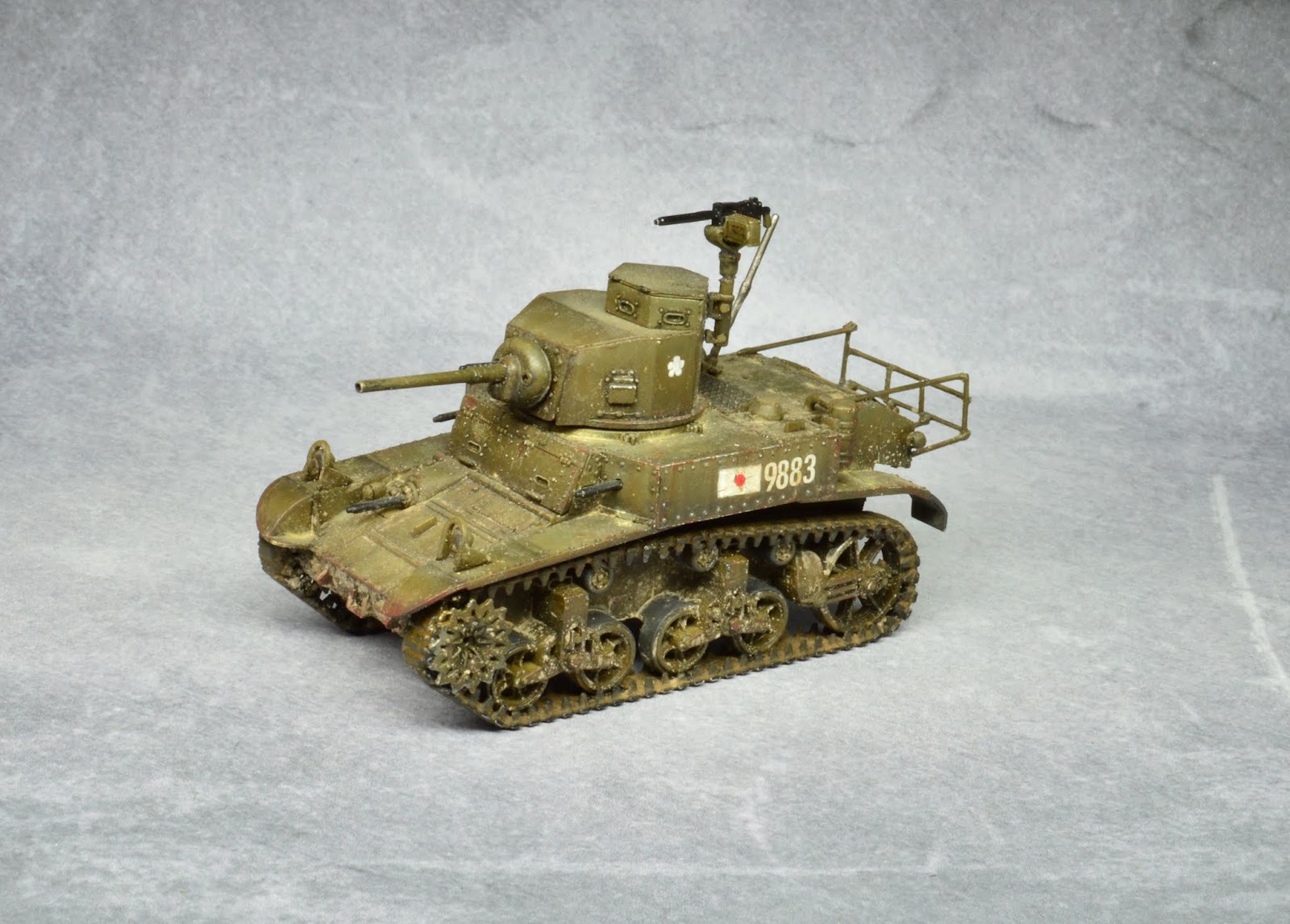 Vae Victis Miniature Painting: Japoński M3 Stuart, 7 Pułk Czołgów ...