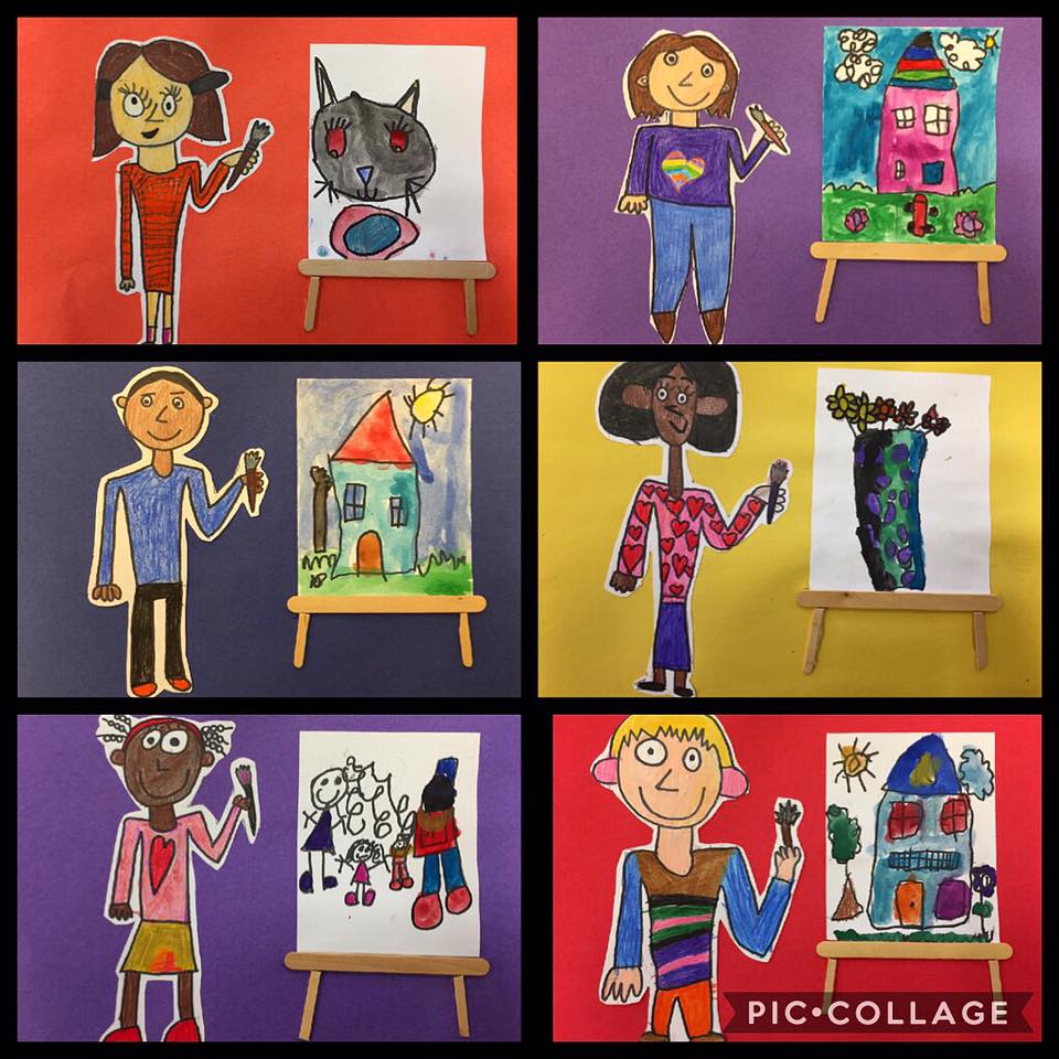 Elementary Masterpieces: Artist Self Portraits