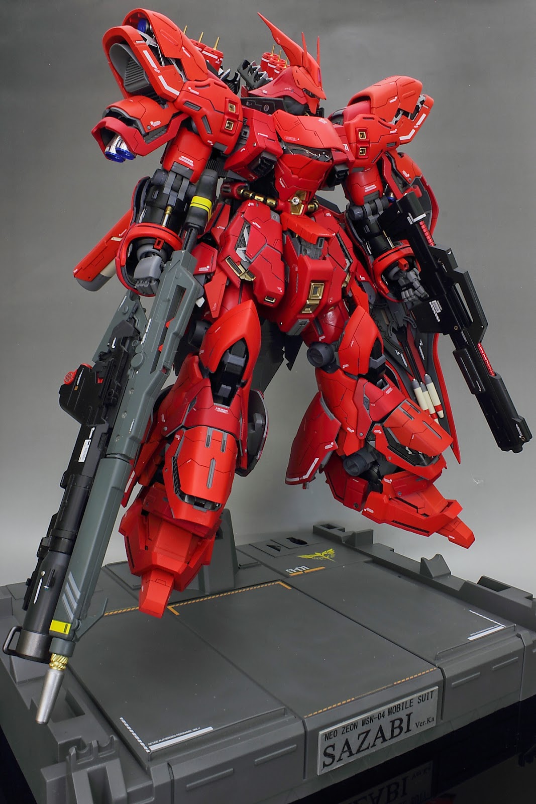 GUNDAM GUY: MG 1/100 Sazabi Ver Ka - Customized Build