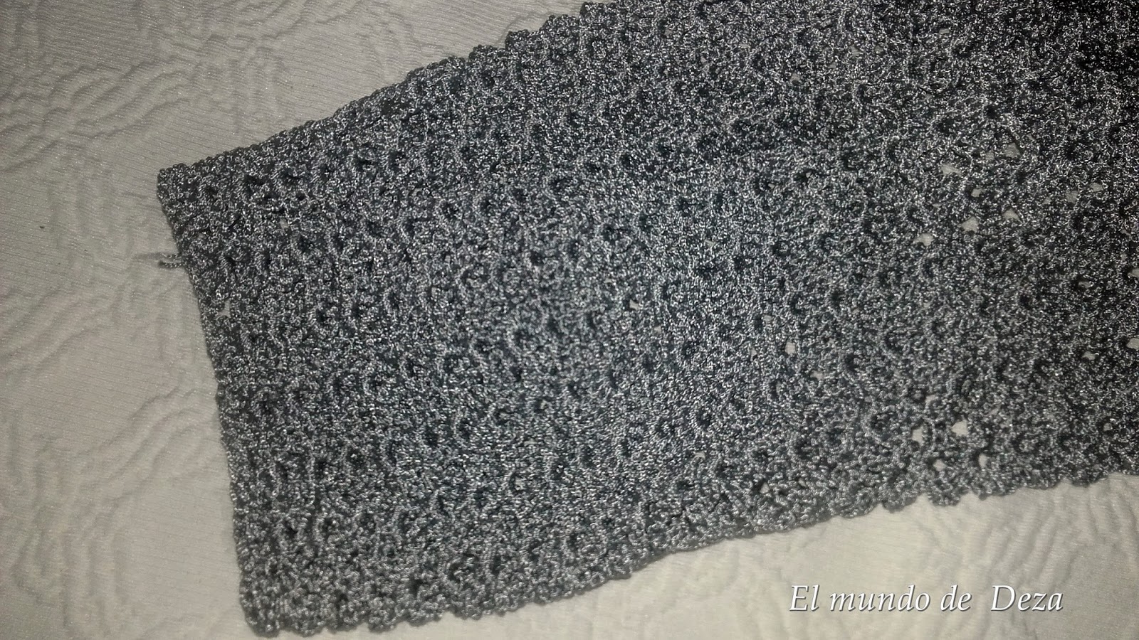 El mundo de Deza: chal cerrado de ganchillo