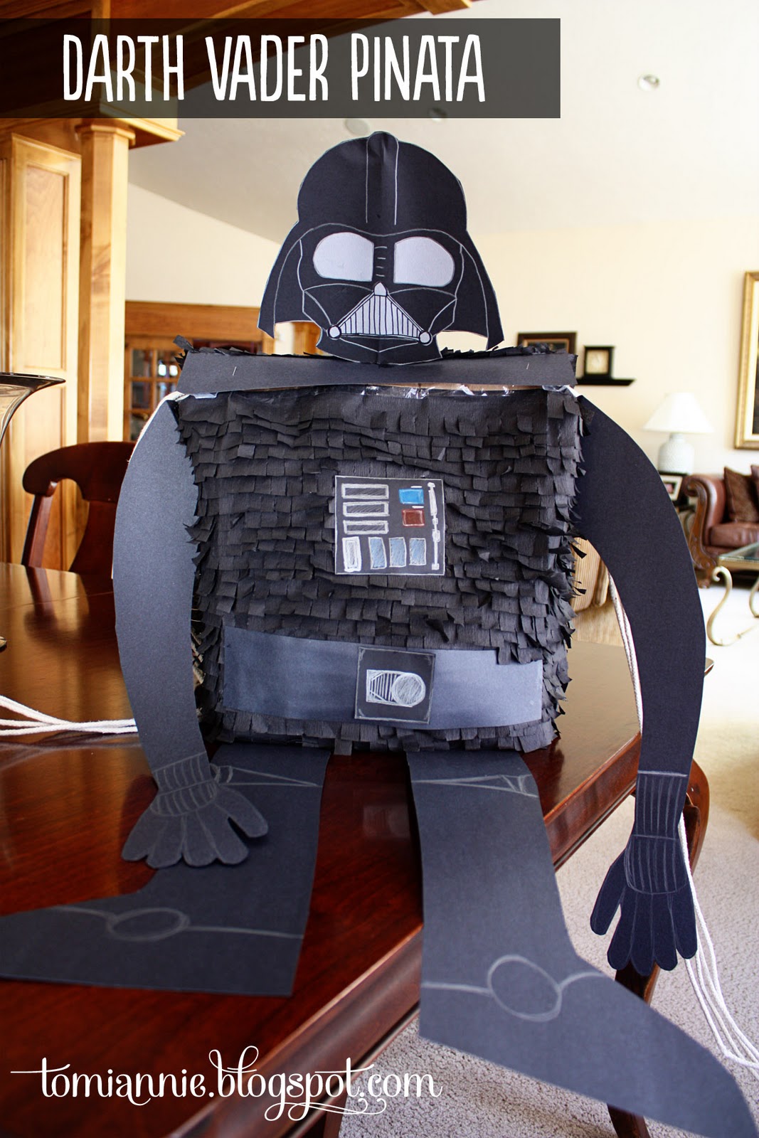 just what i {squeeze} in: Darth Vader Pinata