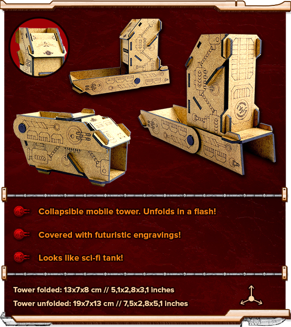 Moroz Publishing: Mechanical Dice Towers