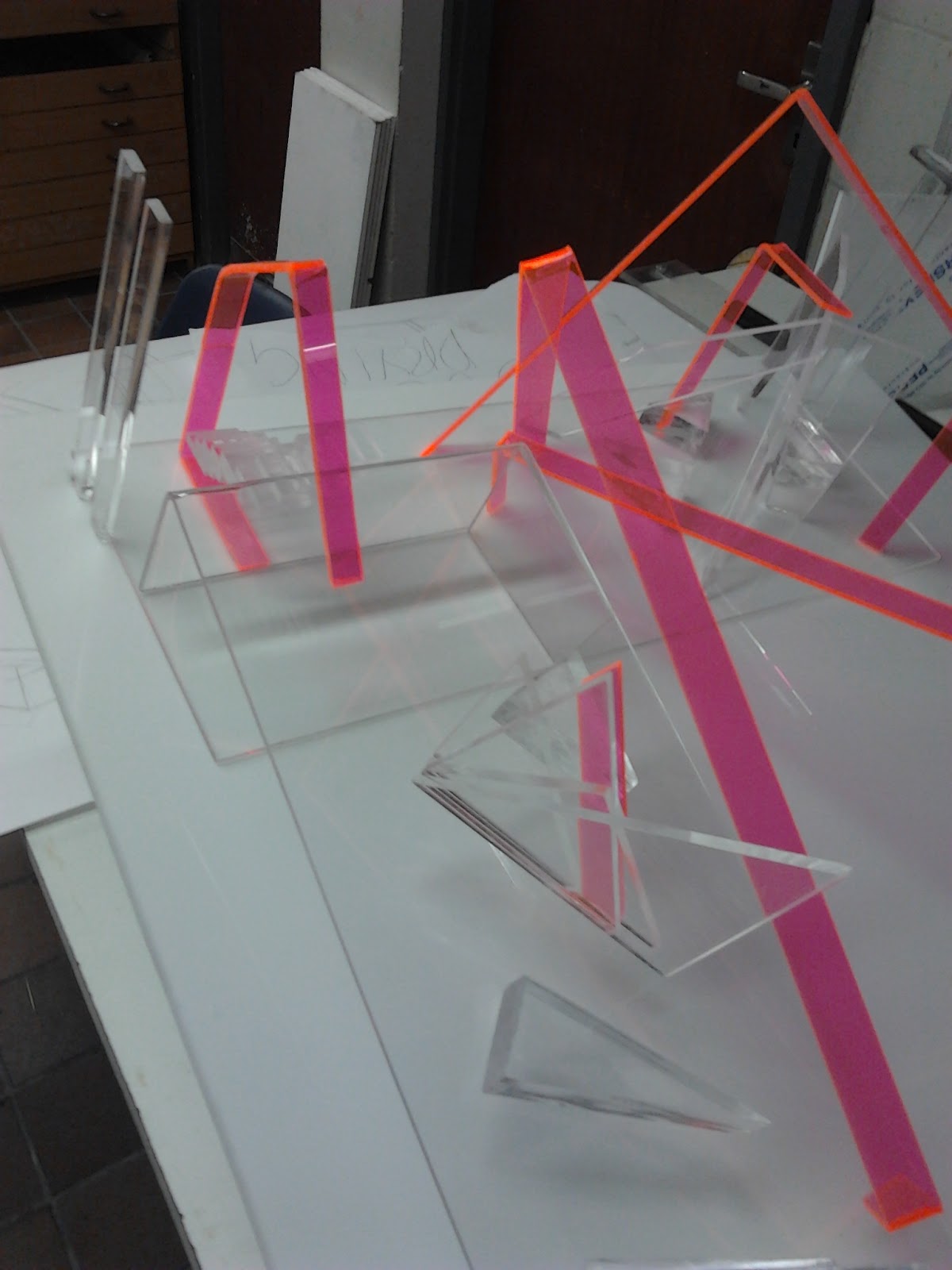 Art and Design Foundation: The finished perspex model!