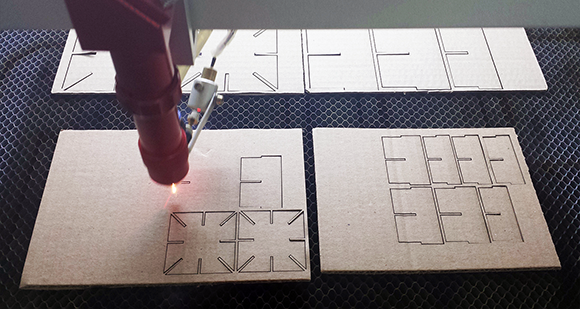 dbr3d: Laser Cut Cube